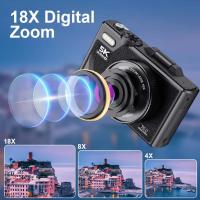 China Compact Vlogging Camera 75MP 5K Digital Camera with AI Smart Face Tracking 180° Flip Screen 18X Zoom WiFi Auto Focus Vlogging for sale