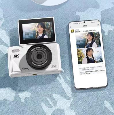 China Portable Ultra HD 5K Vlogging Camera with Intelligent Face Tracking Webcam Filters Time Lapse Selfies Outdoor Photography for sale