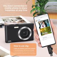 China DLC  C6A New Style Retro CCD Camera  Dual Lens 4K Ultra HD Recording 18X Zoom 2.8 Inch LCD Screen for Campus Travel Vlog for sale