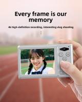 China DLC  C6A New Style Retro CCD Camera  Dual Lens 4K Ultra HD Recording 18X Zoom 2.8 Inch LCD Screen for Campus Travel Vlog for sale