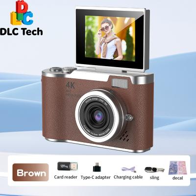 China DLC LK007  Hot-selling  4K Ultra HD Vlogging  Digital Camera with Flip Screen LED Fill Light for Students and Content Creators for sale
