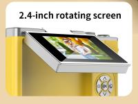 China DLC LK007 Six Color Vintage Style Compact CCD Camera with 2.4 Inch Flip Display  for Beginner Content Creator Students for sale