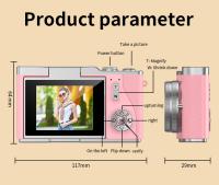 China DLC LK007 Multi Scene Retro CCD Camcorder with  2.4 Inch Rotate Screen 4K HD Photo Camera  for Gift Wholesale and Personal Use for sale