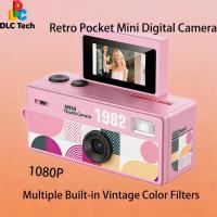 China DLC LK030  Vintage 1982 Aesthetic  Mini Digital Camera  with Flip Display  Built in Flash for Outdoor Travel Daily Recording for sale