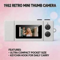 China DLC LK030  Vintage 1982 Aesthetic  Mini Digital Camera  with Flip Display  Built in Flash for Outdoor Travel Daily Recording for sale