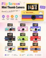 China DLC LK030  Vintage 1982 Aesthetic  Mini Digital Camera  with Flip Display  Built in Flash for Outdoor Travel Daily Recording for sale