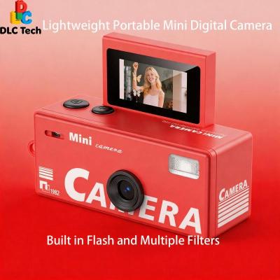 China DLC LK030  Wearable  Digital Thumb Camera Retro Film Filter Camcorder With Flash Light for Travel Vlog Fashion Matching Ornament for sale