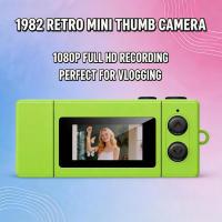 China DLC LK030  Fashion Outfit Decor Mini Digital Thumb Camera Vintage Film Texture with Rotatable Flip Display  for Vlog Selfie  Use for sale