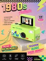 China DLC LK030  Fashion Outfit Decor Mini Digital Thumb Camera Vintage Film Texture with Rotatable Flip Display  for Vlog Selfie  Use for sale