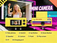 China DLC LK030  Fashion Outfit Decor Mini Digital Thumb Camera Vintage Film Texture with Rotatable Flip Display  for Vlog Selfie  Use for sale