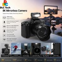 China DLC DC226 Global Hot Seller Vlog Camera with 3.2 Inch IPS Touch Screen Dual Lens 8k Photo Anti Shake for Content creator for sale