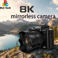 China DLC DC226 Global Hot Seller Vlog Camera with 3.2 Inch IPS Touch Screen Dual Lens 8k Photo Anti Shake for Content creator for sale
