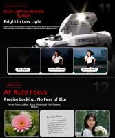 China DLC DC226 Global Hot Seller Vlog Camera with 3.2 Inch IPS Touch Screen Dual Lens 8k Photo Anti Shake for Content creator for sale