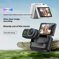 China DLC LK018 Portable 4K WiFi Sports Camera Mini Thumb Design Magnetic Clip Handheld Vlog Camera for Outdoor Cycling Recording for sale