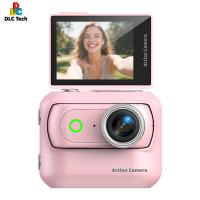 China DLC LK018 Portable 4K WiFi Sports Camera Mini Thumb Design Magnetic Clip Handheld Vlog Camera for Outdoor Helmet Bicycle Vlog for sale