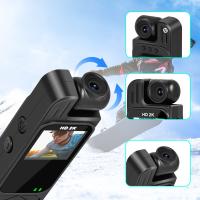 China Pocket Camera Screen Portable Recorder Audio Video Recording Clip-on Camera 2k 120 Wide Angle Exclusive to America for sale
