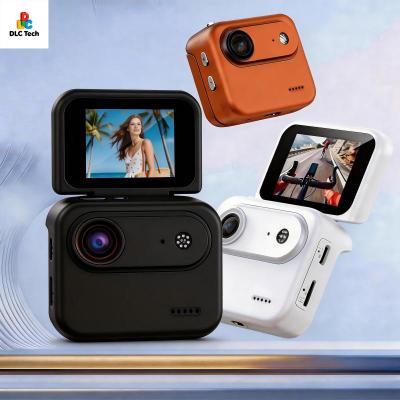 China DLC First Person POV Wearable Action Camera 4K Ultra HD 1080P Video 1/4 Screw Mount Reversible Screen Anti Vibration Cold Heat for sale