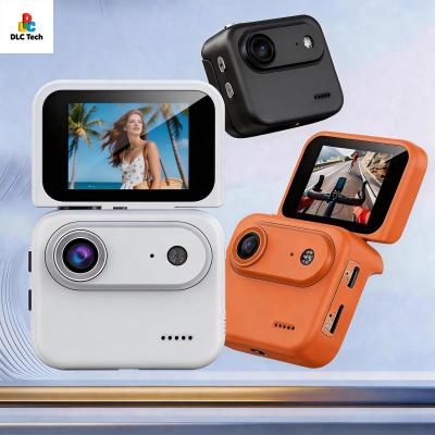 China DLC Action Camera First Person POV 1080P Video Reversible Display 1/4 Screw Mount Anti Vibration Sports Cam Live Streaming 4K for sale
