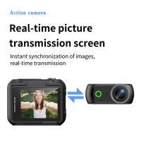 China Sports Action Camera 1080P Magnetic Separable Lens 2.0 Inch Flip Screen Electronic Image Stabilization WiFi Fast Transfer for sale