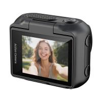 China 1080P HD CMOS Sports Vlog Photography Camera Body Magnetic Detachable Lens 2.0 Inch Flip Screen Electronic Stabilization 8.0X for sale