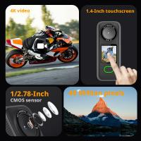 China DLC Compact Cycling Body Camera 4K Recording 1.4 Inch Touch Screen WiFi Connection for Road Biking Outdoor Activities for sale