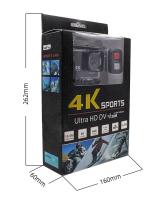 China DLC Dual Use Car Dash Cam 4K Ultra HD Action Camera  EIS Anti Shake  Lens 170° Wide Angle 30M Waterproof WiFi Connection for sale