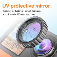 China DLC AT-M80TR Dual Screen 4K WiFi Action Camera 2.4G Remote Control 170° Wide Angle UV Lens Protection 30M Waterproof Sports Cam for sale