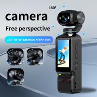 China 4K Handheld Action Camera Pocket Sized Cam Smart Portrait Lock Camera Long Battery Life Universal Bracket for Outdoor Sports for sale