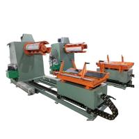 China Industrial Metal Material Rack Uncoiler Machine Steel Coil Decoiler With Trolley Car for sale