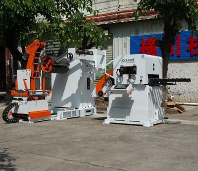 China Uncoiler Leveling Metal Coil Straightening Steel Plate Flattening Machine Feeder 3 in 1 for sale