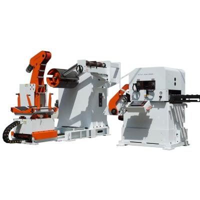 China Servo Feeder Sheet Leveler Machine Steel Plate Straightening Machine 3in1 for sale