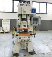 China QIAOSEN ST-25 25 Ton C Frame Pneumatic Punch Press with High Speed 60-140SPM and JIS Class 1 Precision for Electronic Terminal Stamping for sale