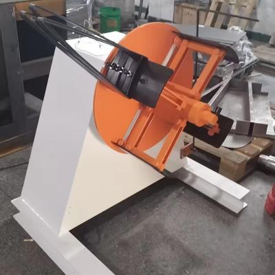 China MT-200 Mechanical Sheet Metal Decoiler 200mm Max Width 1.6mm Steel Plate Thickness for sale