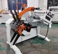 China Standard Thin Sheet Decoiler Straightener with Openable Head for 0.3-3.2mm Metal Stamping and 800kg Max Load for sale