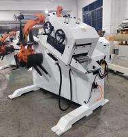 China Standard Thin Sheet Decoiler Straightener with Openable Head for 0.3-3.2mm Metal Stamping and 800kg Max Load for sale