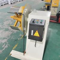 China MT-F Heavy Duty Uncoiler Machine With Manual Hydraulic Expansion Spindle for sale