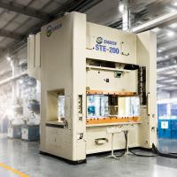 China 200-ton Double Crank Punching Machine with Closed-Type Crankshaft and High Rigidity Frame for Metal Stamping for sale