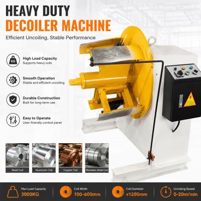 China Heavy Duty Automatic Decoiler Steel Coil Uncoiler For Metal Coil Handling for sale