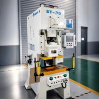 China 35Ton Pneumatic Power Press With Hydraulic Overload Protection Compatible With Servo Feeder Oil Lubricator Automatic Stamping Line for sale