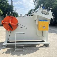 China 2 In 1 Decoiler Cum Straightener Uncoiling And Leveling Machine For Metal Steel Stainless Aluminum Coil Stamping Press Production Line Match With NC Servo Feeder for sale