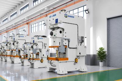 China ST 260Ton C Frame Single Point Mechanical Power Press Large Bolster Stamping Punch Machine For Sheet Metal Hardware Perforated Mesh Production Line for sale
