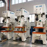 China ST-110V 110Ton C Frame Punch Press with JIS Class 1 Precision and Pneumatic Clutch Brake for Sheet Metal Stamping for sale