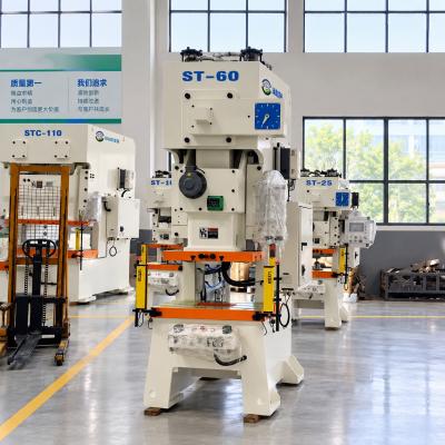 China 60-ton Punching Force C Frame Punch Press with JIS 1 Precision Grade and Energy-efficient Design for Metal Stamping for sale