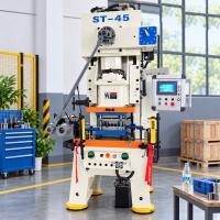 China 45 Ton C Frame Punch Press with JIS Class 1 Precision and Hydraulic Overload Protection for sale