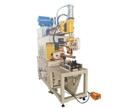 China 1KW fully automatic resistance seam welding machine, oil drum welding machine, wall panel frequency converter for sale