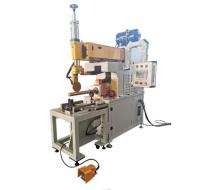 China 1 kilowatt fully automatic resistance seam welding machine, oil drum welding machine, wall panel frequency converter for sale