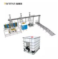 China 1000 Liter IBC Tank Tubular Cage Wire Welding Machine Stainless Steel Welders for sale
