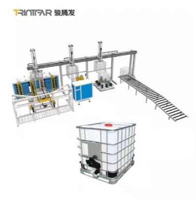 China 1000 Liter IBC Tank Tubular Cage Wire Welding Machine Stainless Steel Welders for sale