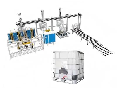 China IBC ton barrel steel frame automatic production line for sale