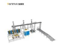 China An automatic production line for welding steel wires on the elbow molds of high-speed IBC ton containers for sale